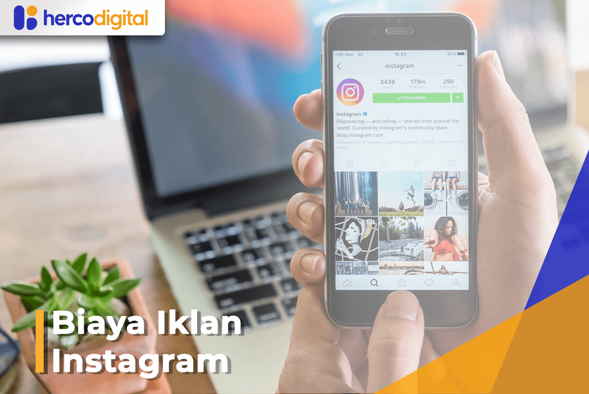 Biaya Pemasangan Iklan di Instagram - Herco Digital