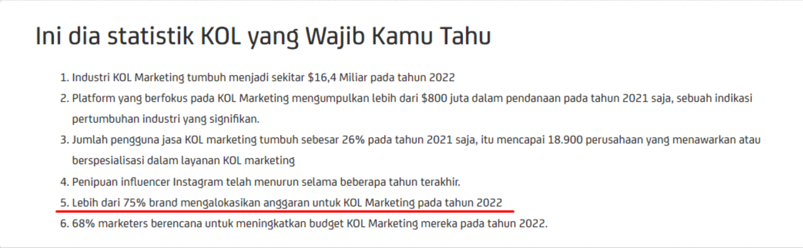 Untungnya & Pertimbangan Memilih KOL dalam Digital Marketing